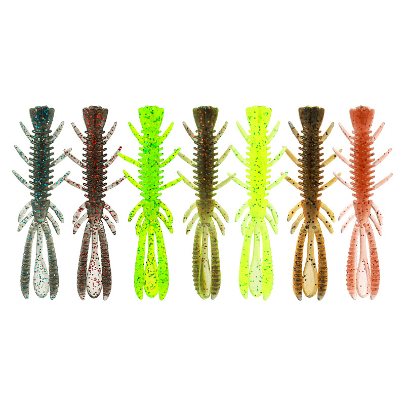 RANKOFISHING |15 Floating Pipi Shrimp Salted and Fishy 6cm Luya Soft ...