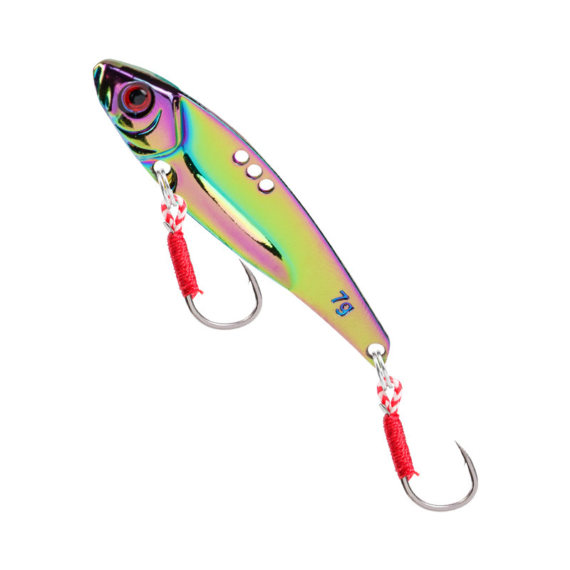 RANKOFISHING | Colorful dragon teeth Vib full swimming layer false bait ...